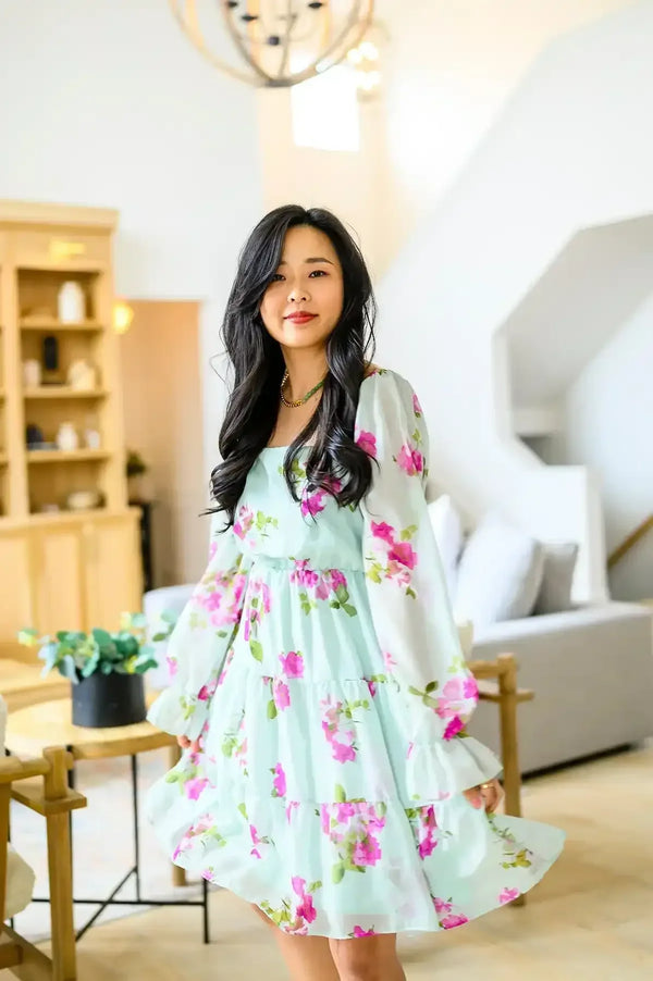 Delightfully Yours Floral Dress - Whatever You Like Shop